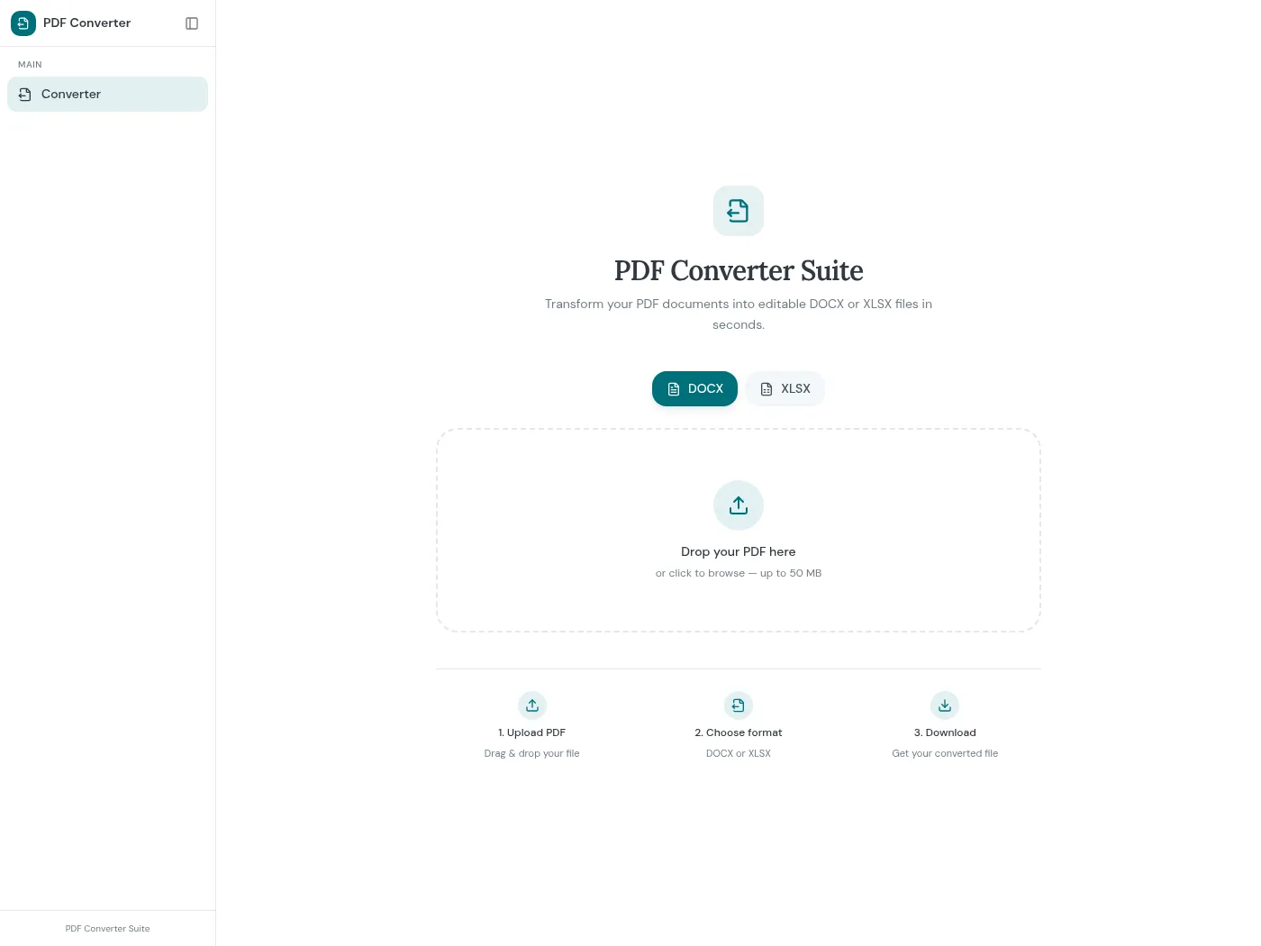 PDF Converter Suite