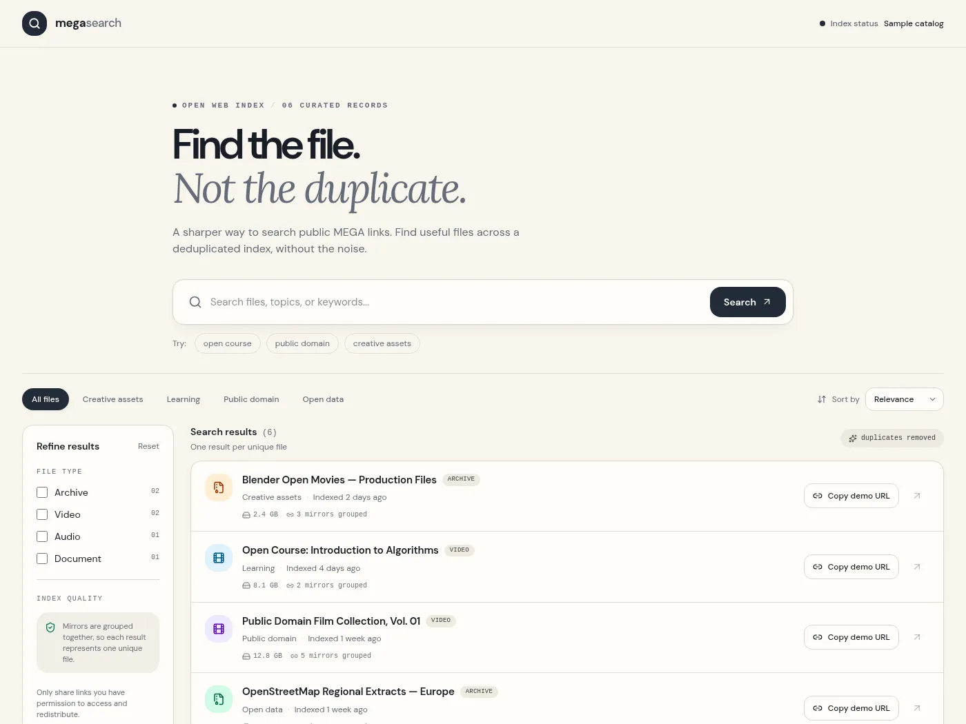 MegaSearch Engine