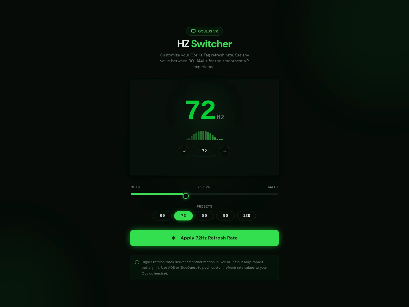 Oculus HZ Switcher