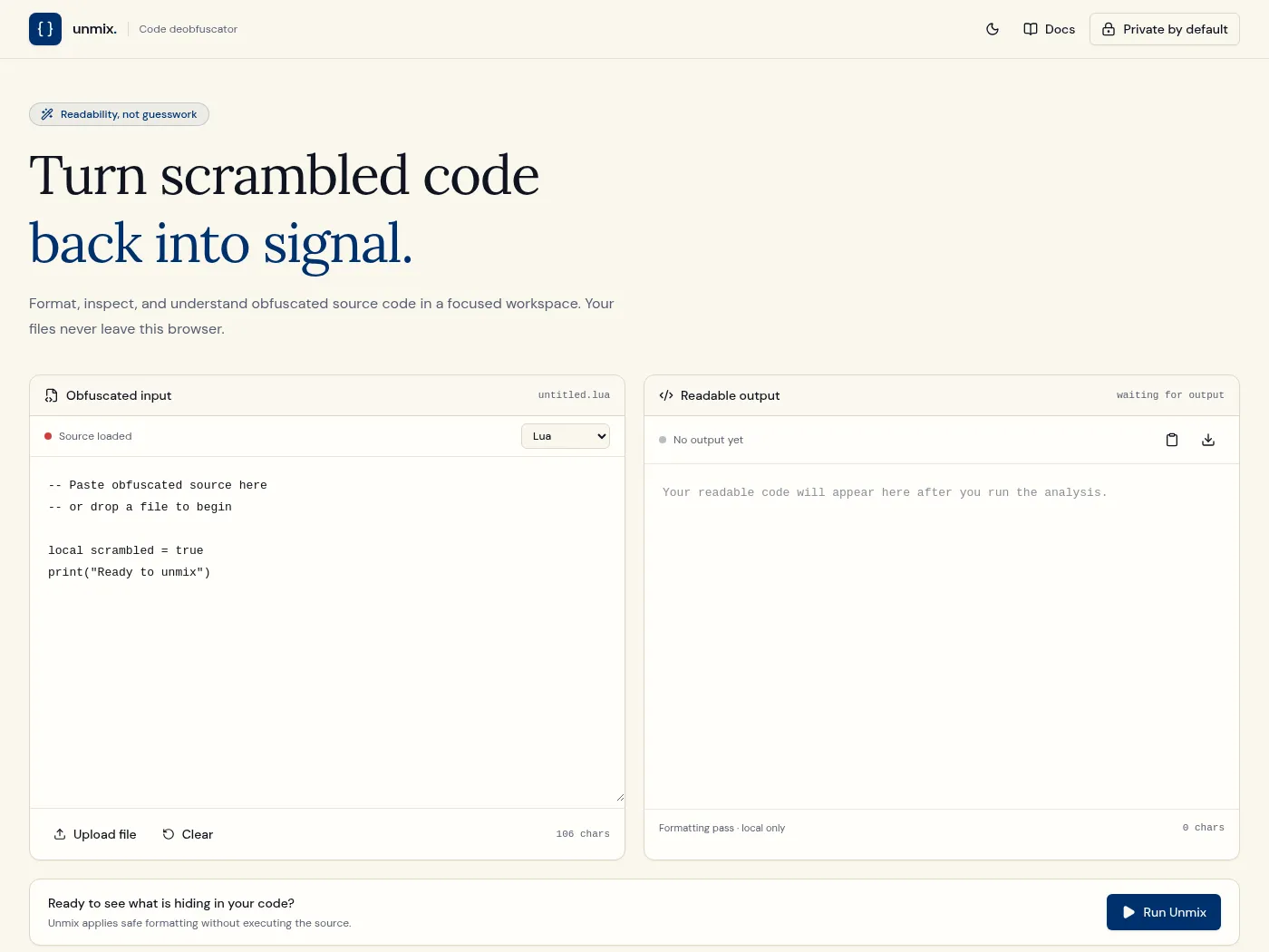 Code Deobfuscator