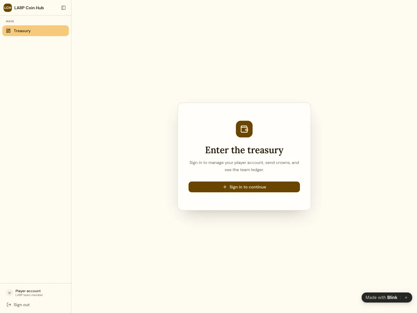LARP Coin Hub