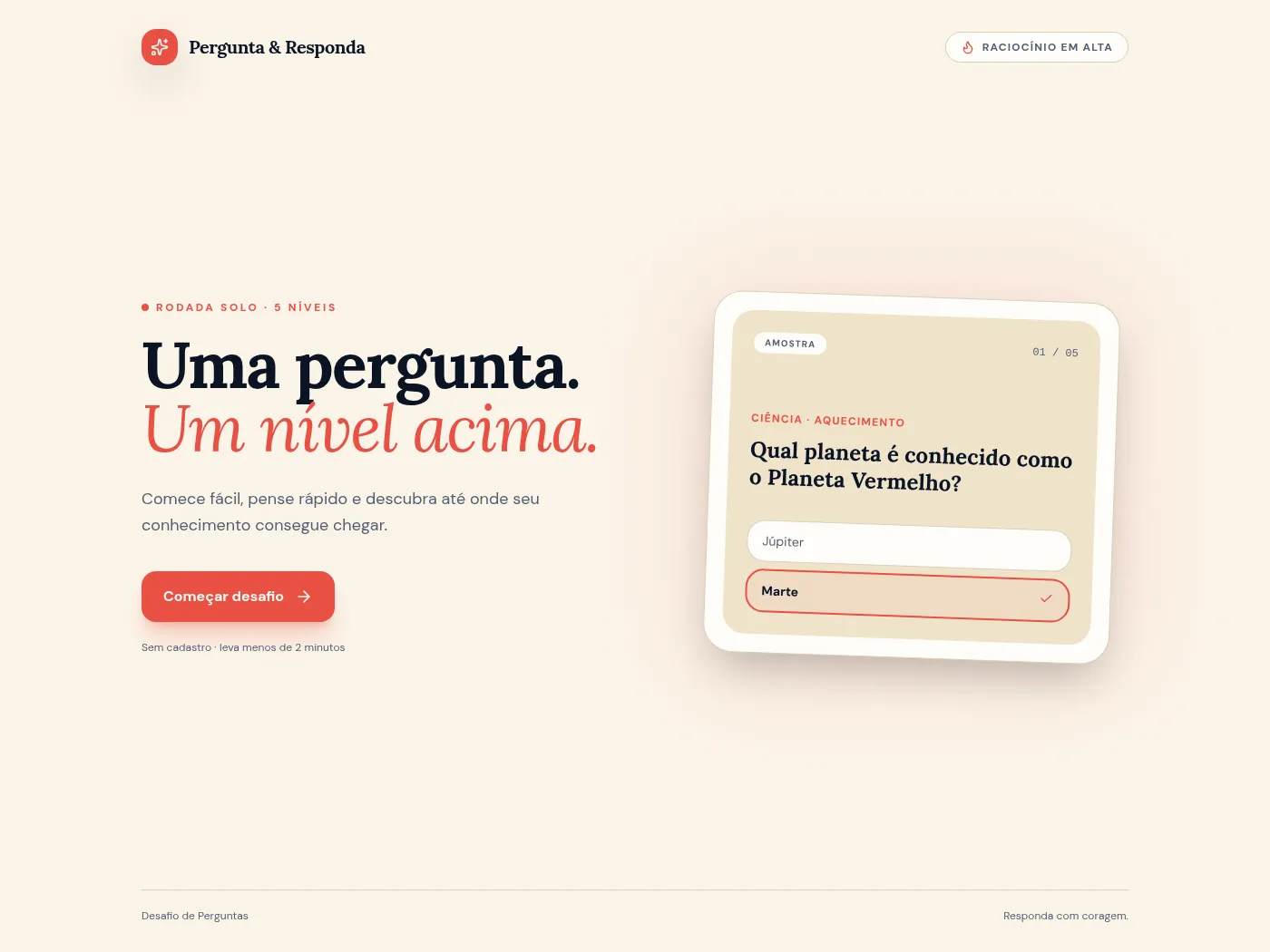Desafio de Perguntas