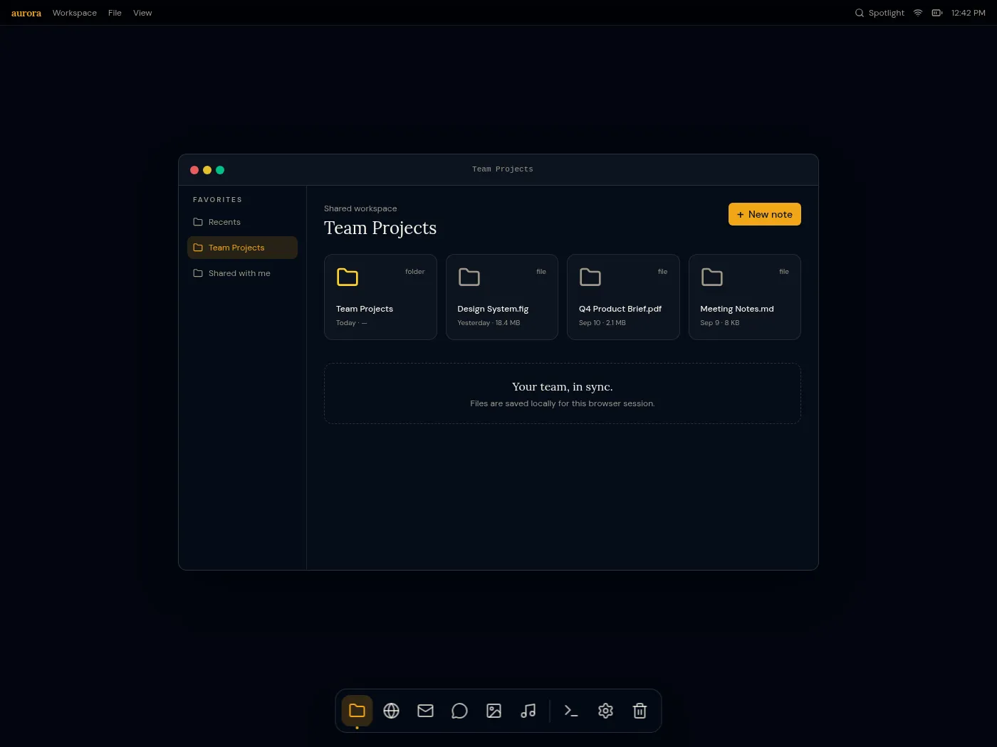 Web Mac OS Simulator