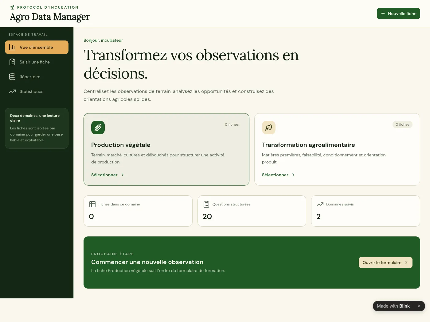 Agro Data Manager