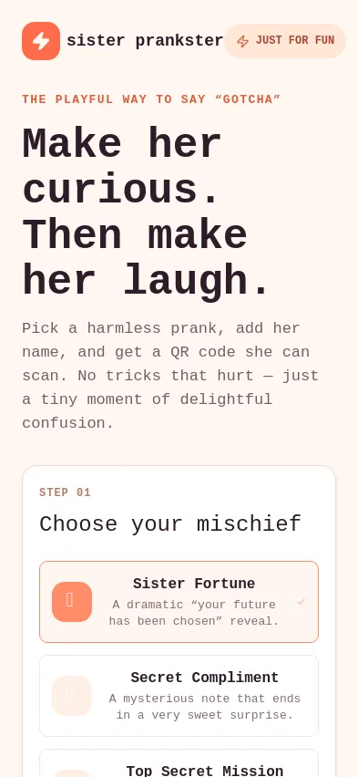 Sister Prankster App