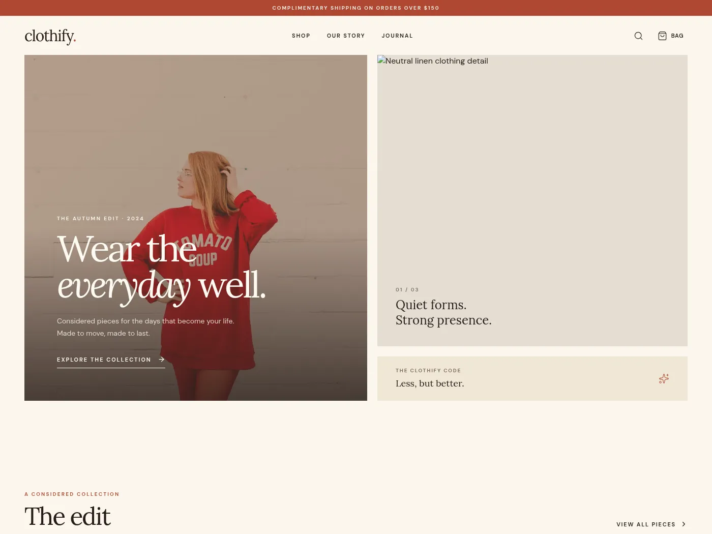 Clothify Shop
