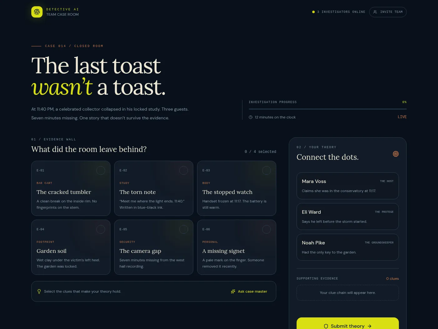 Detective AI Game