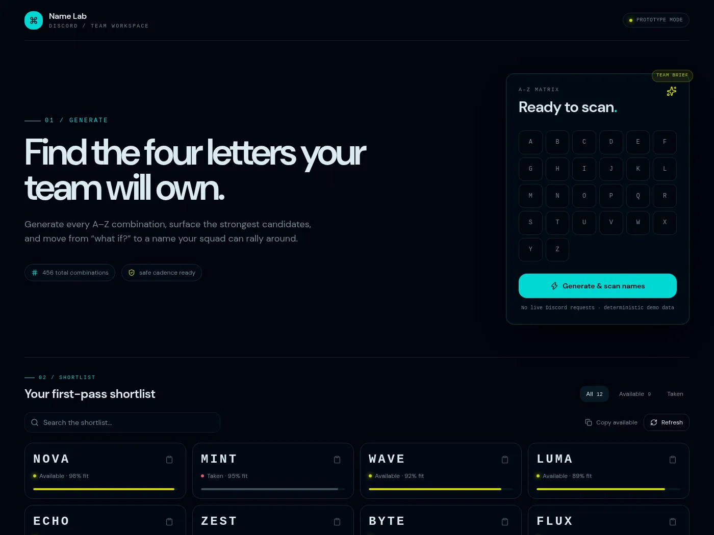 Discord Name Checker