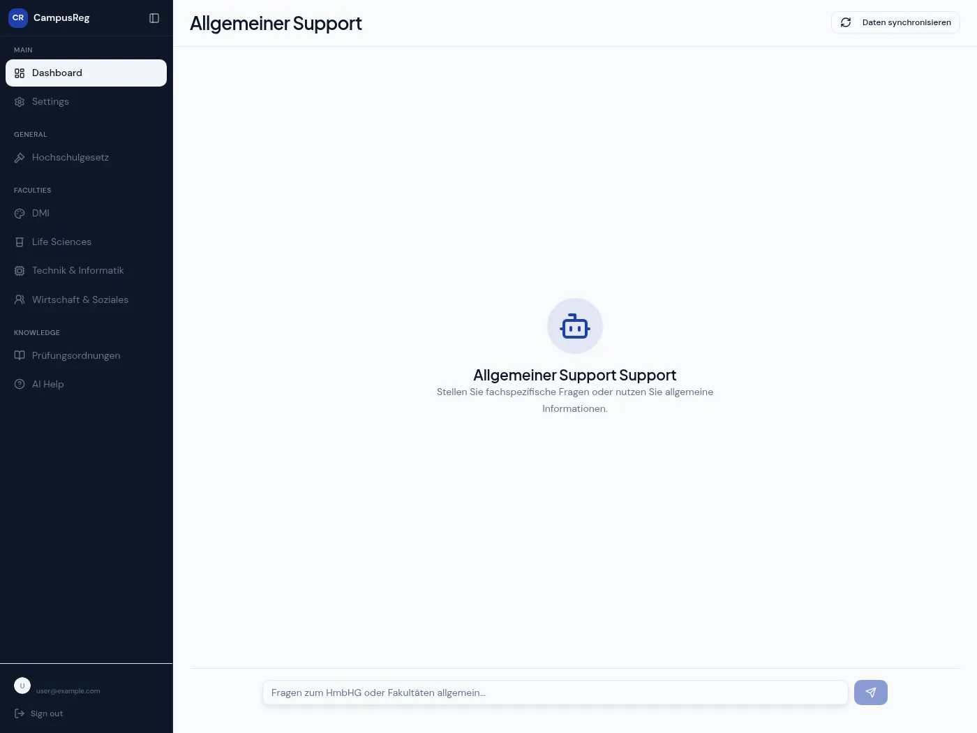 CampusReg Explorer
