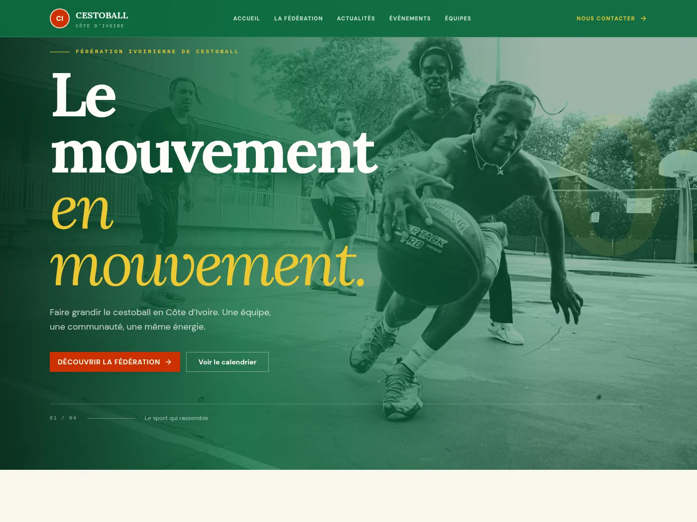 Cestoball CI Web Portal