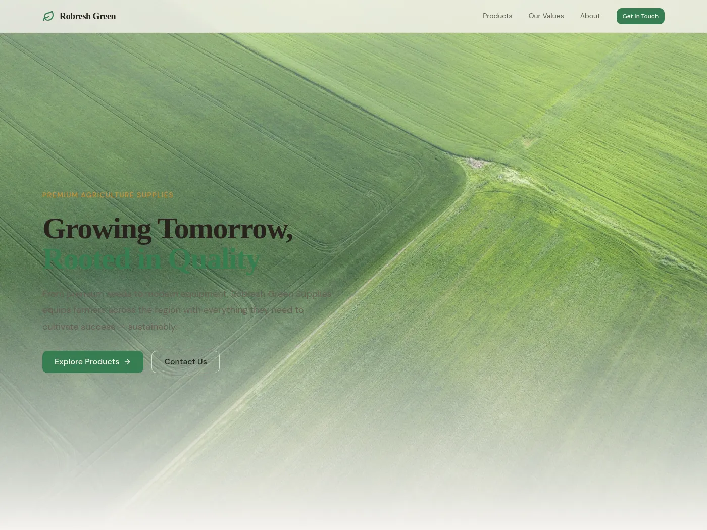 Robresh Green Supplies enterprise