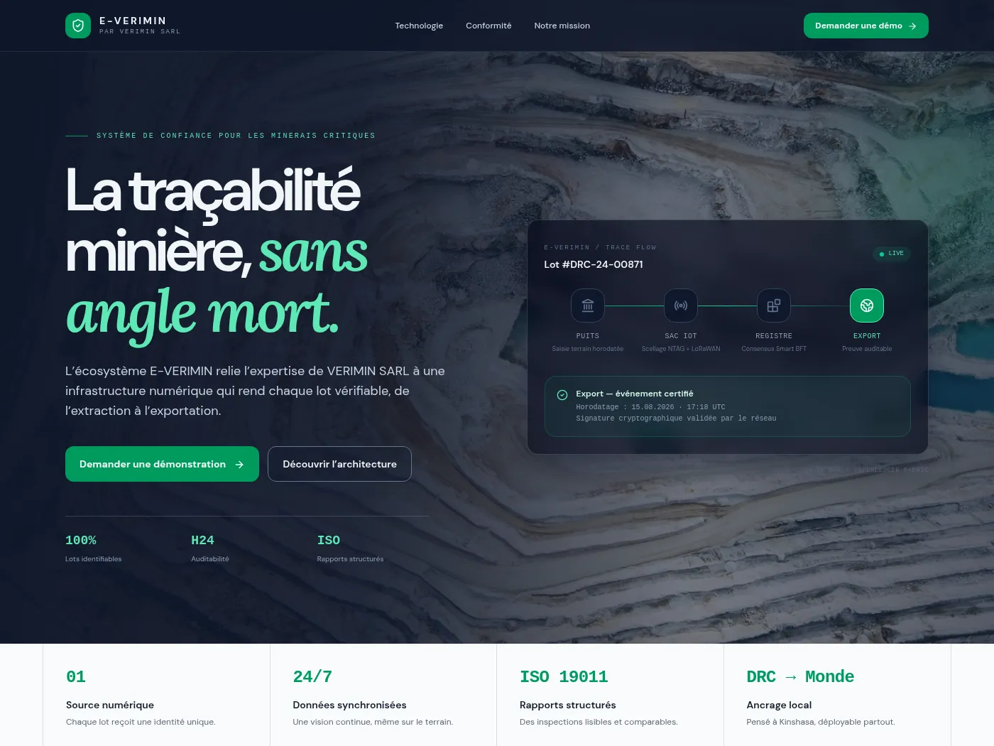 E-VERIMIN Web Platform