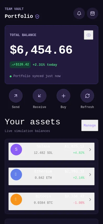 Phantom Wallet Simulator