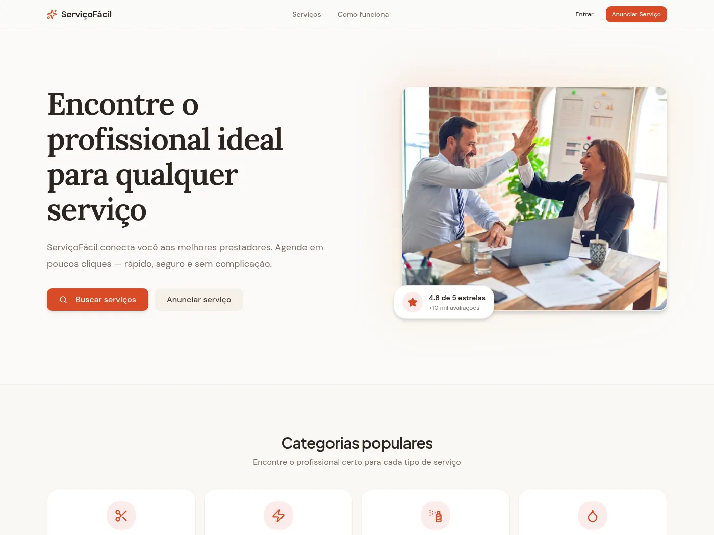 ServiçoFácil App