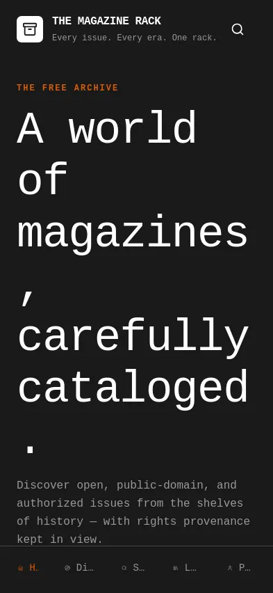 The Magazine Rack