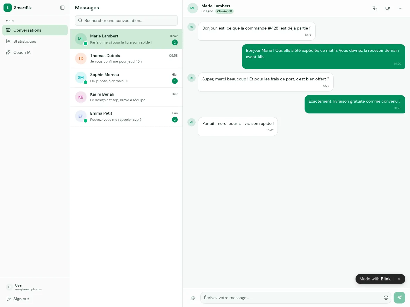 SmartBiz Messenger