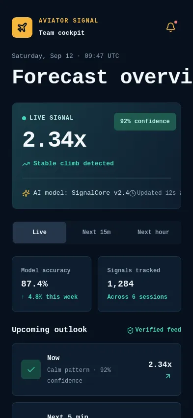 Aviator Signal AI