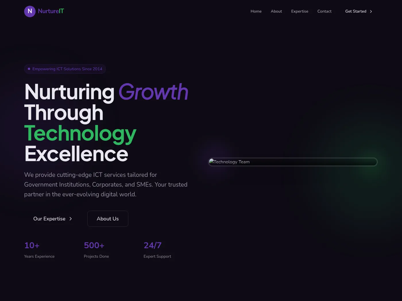 NurtureIT Modern Web Redesign