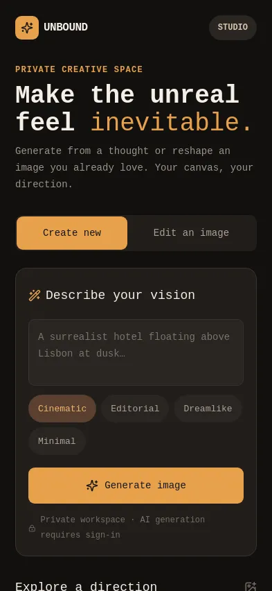 ImageGen Mobile Studio