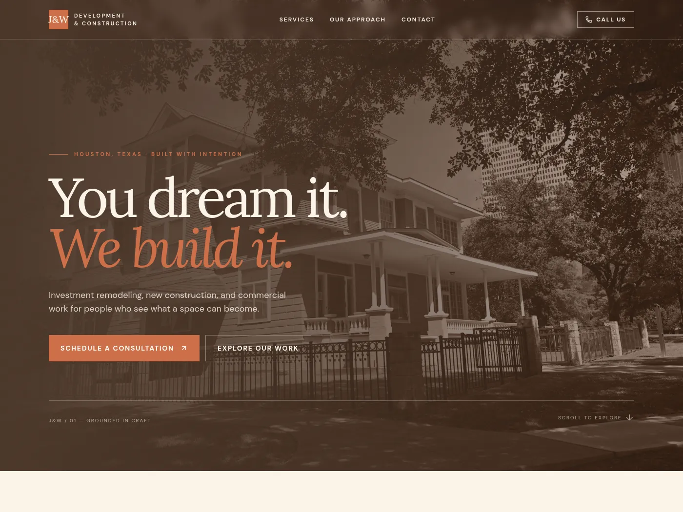 J&W Construction Web