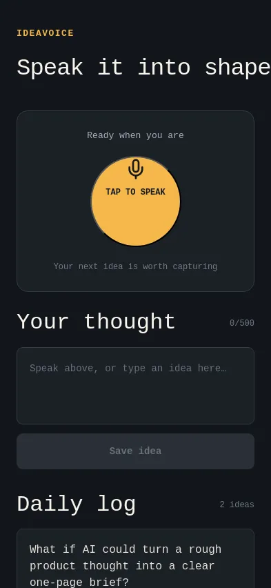 AI Daily Voice Notes