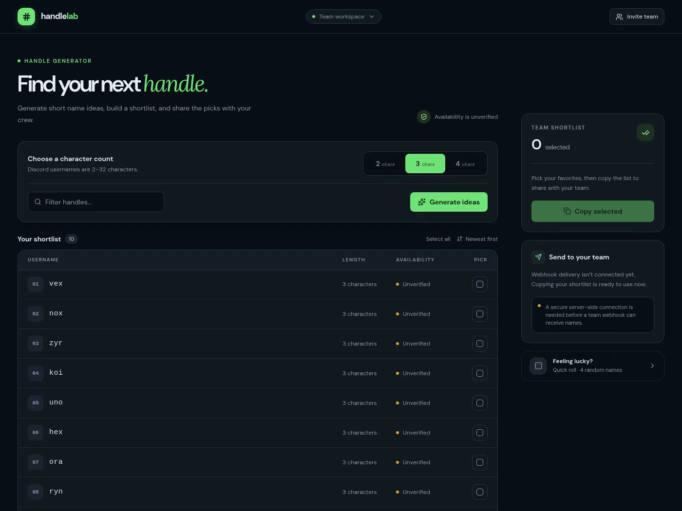 Discord Name Scanner