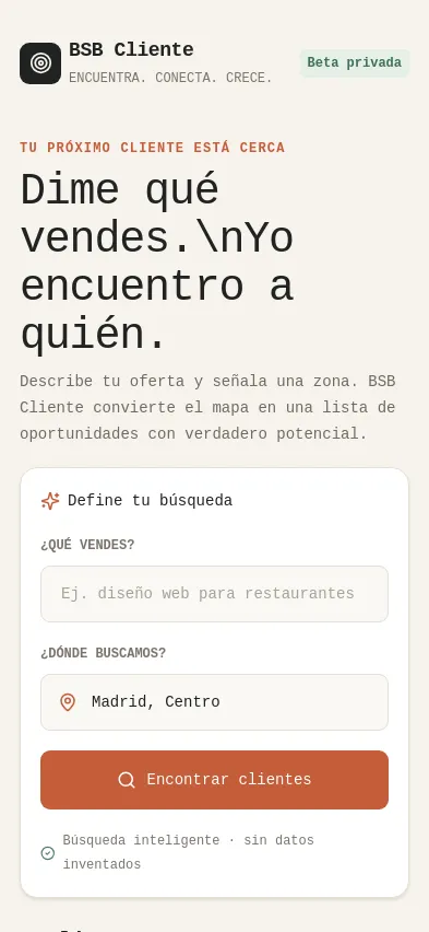 BSB Cliente Finder