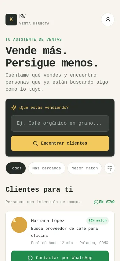 KW Venta Directa