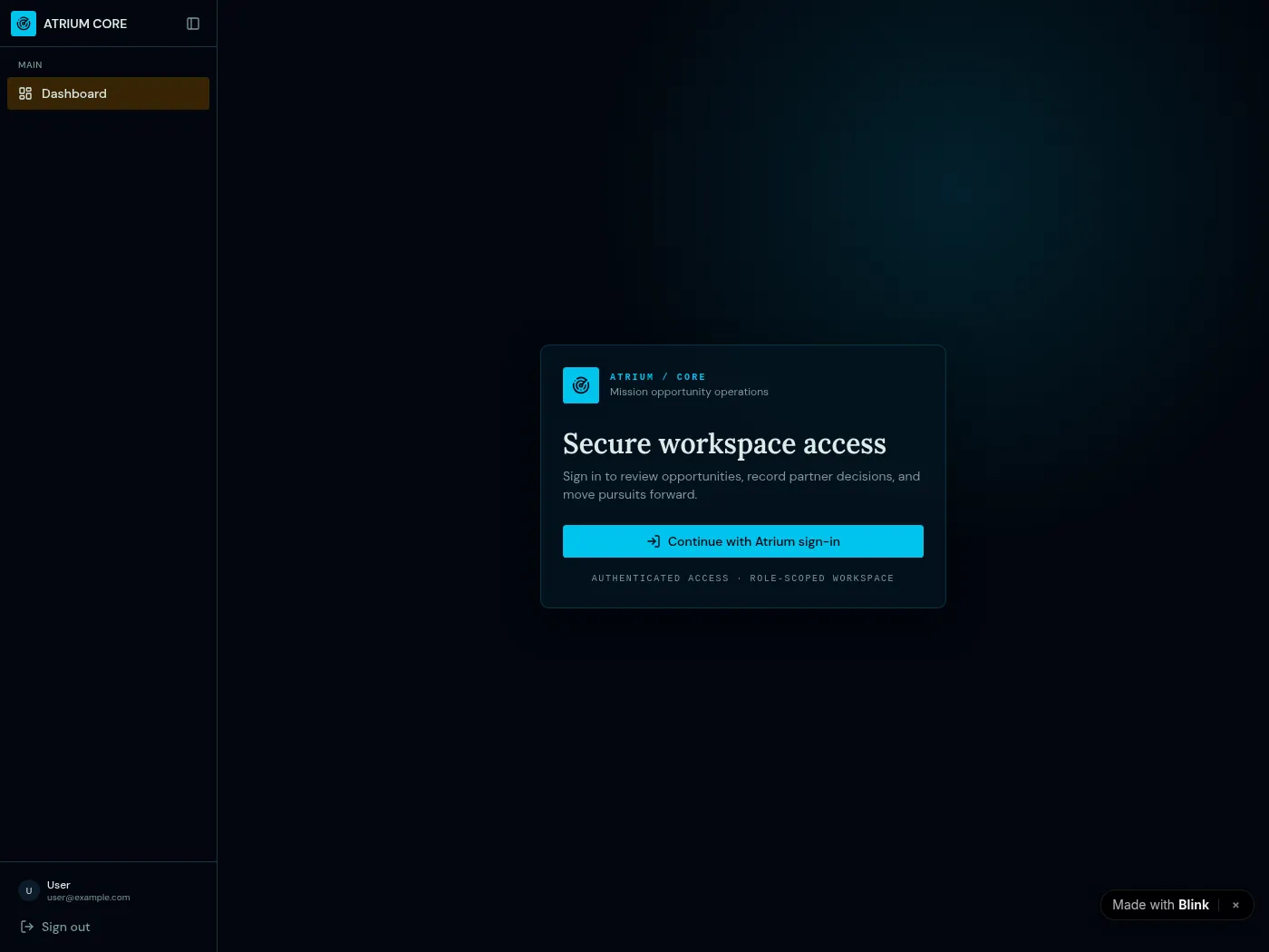 Atrium Core MVP