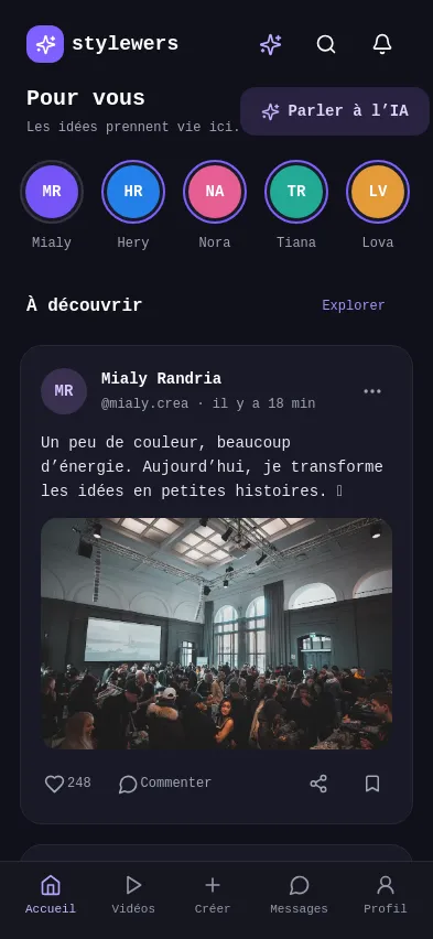 Stylewers AI Social App