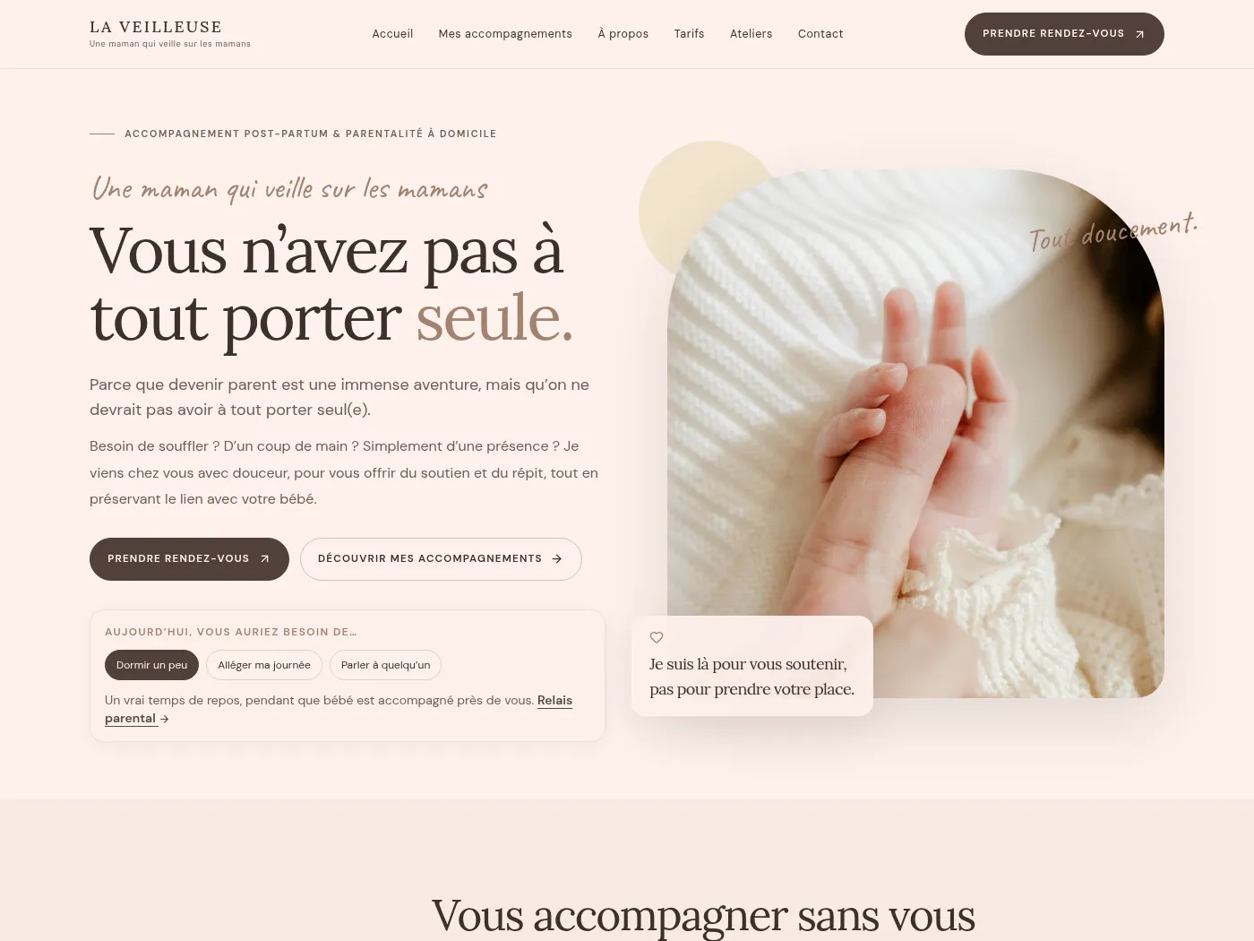 La Veilleuse Site Web
