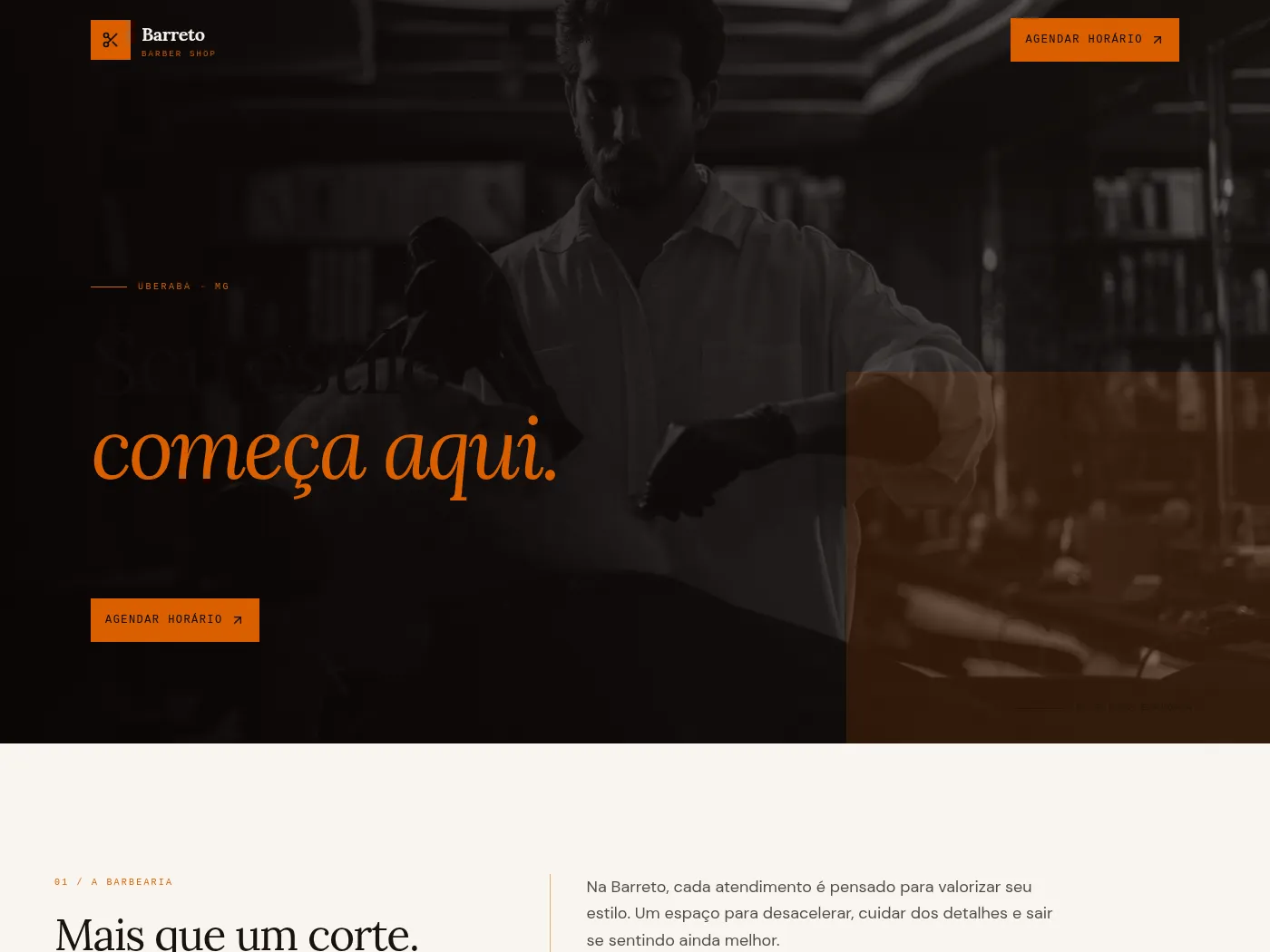 Barreto Barber Premium Site