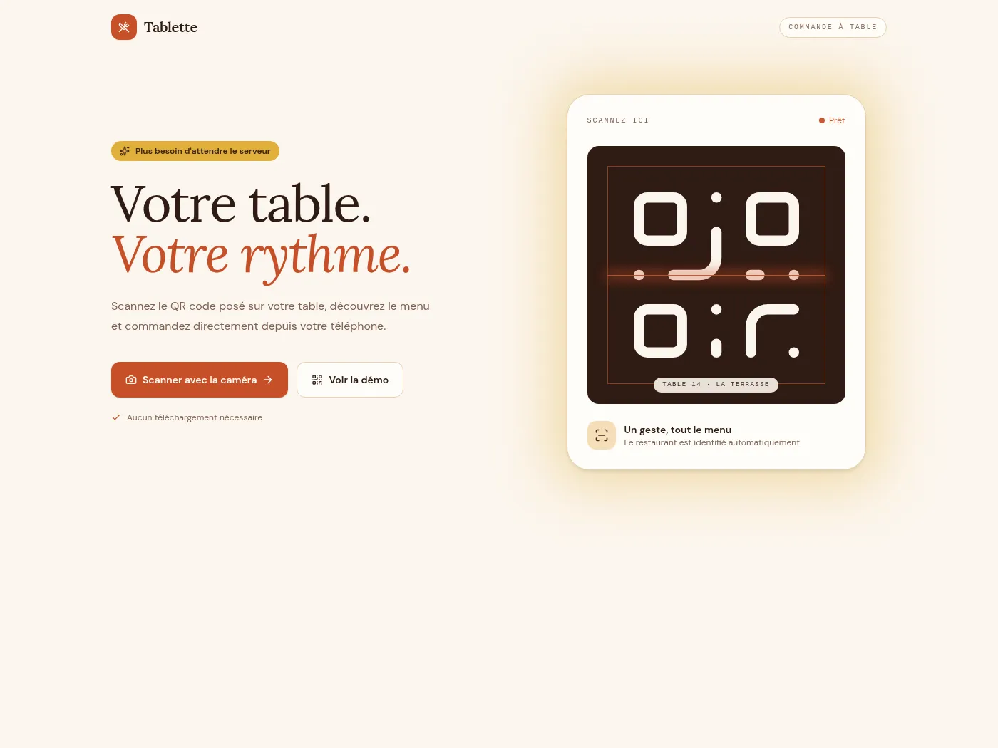 ScanMenu Order App