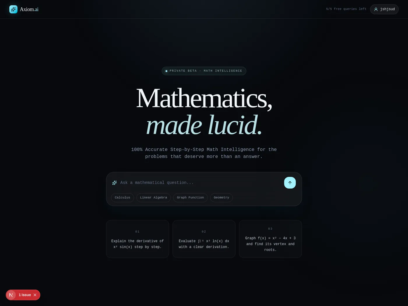Axiom.ai Math Assistant