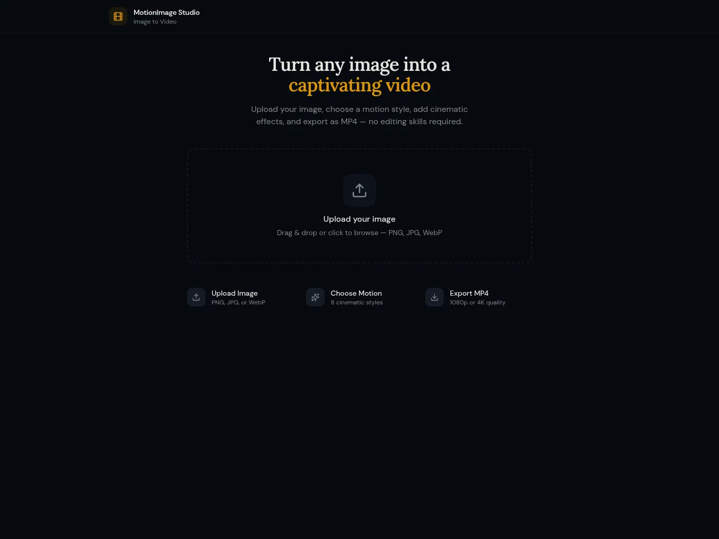 MotionImage Studio