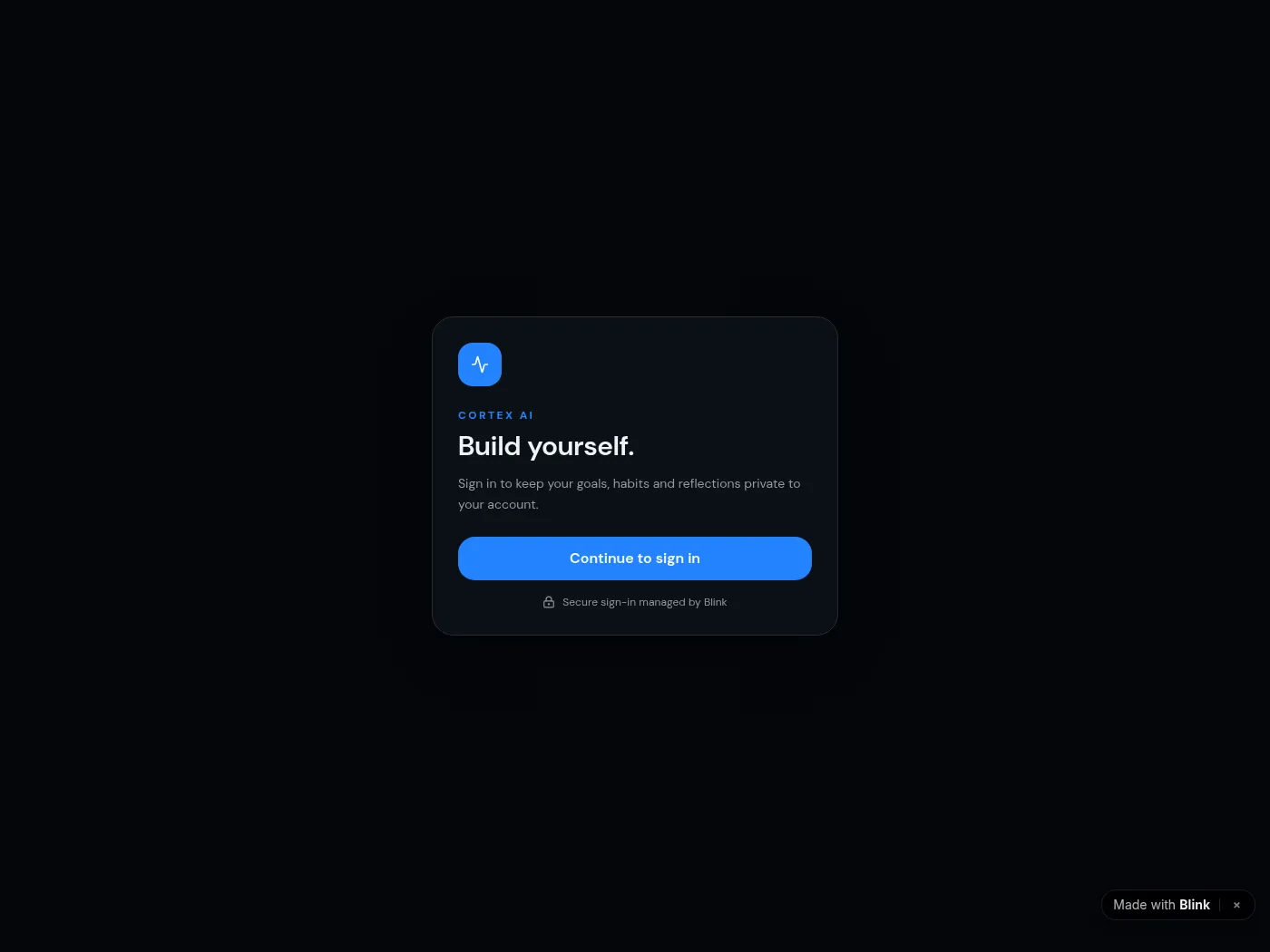 CORTEX AI: Personal Growth Hub