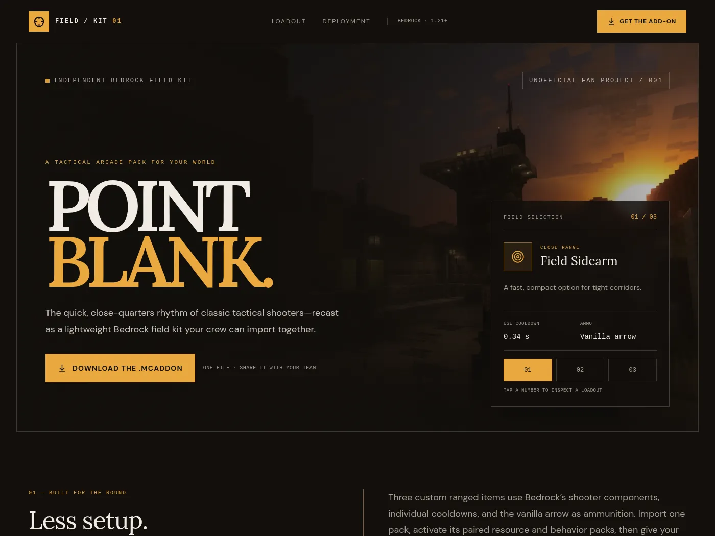Point Blank MCAddon