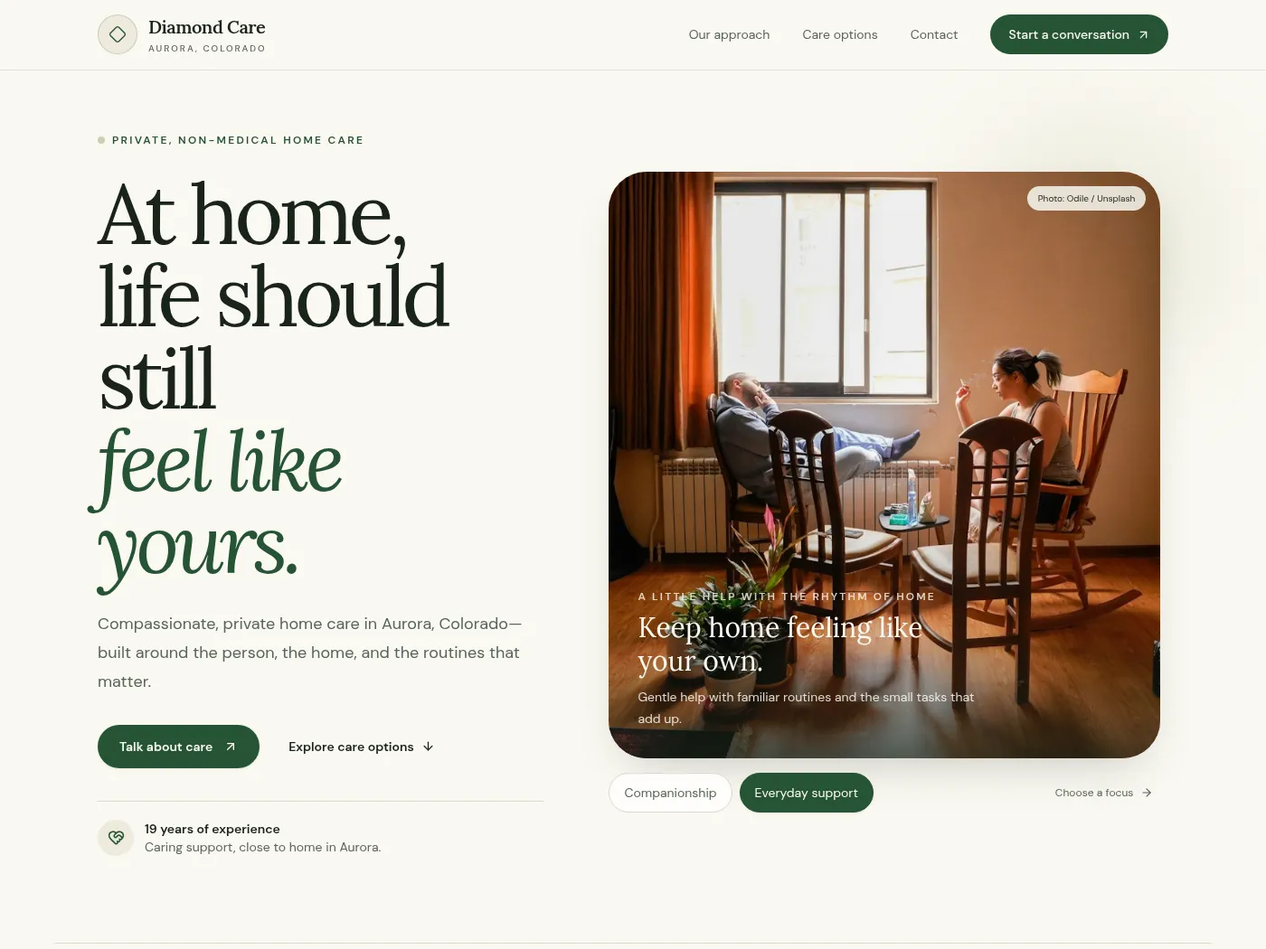 Diamond Care Home Portal