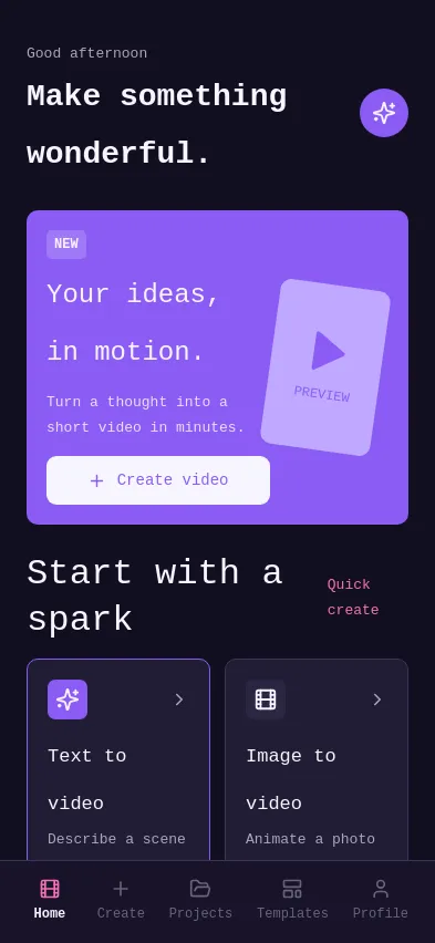 WonderVideo AI