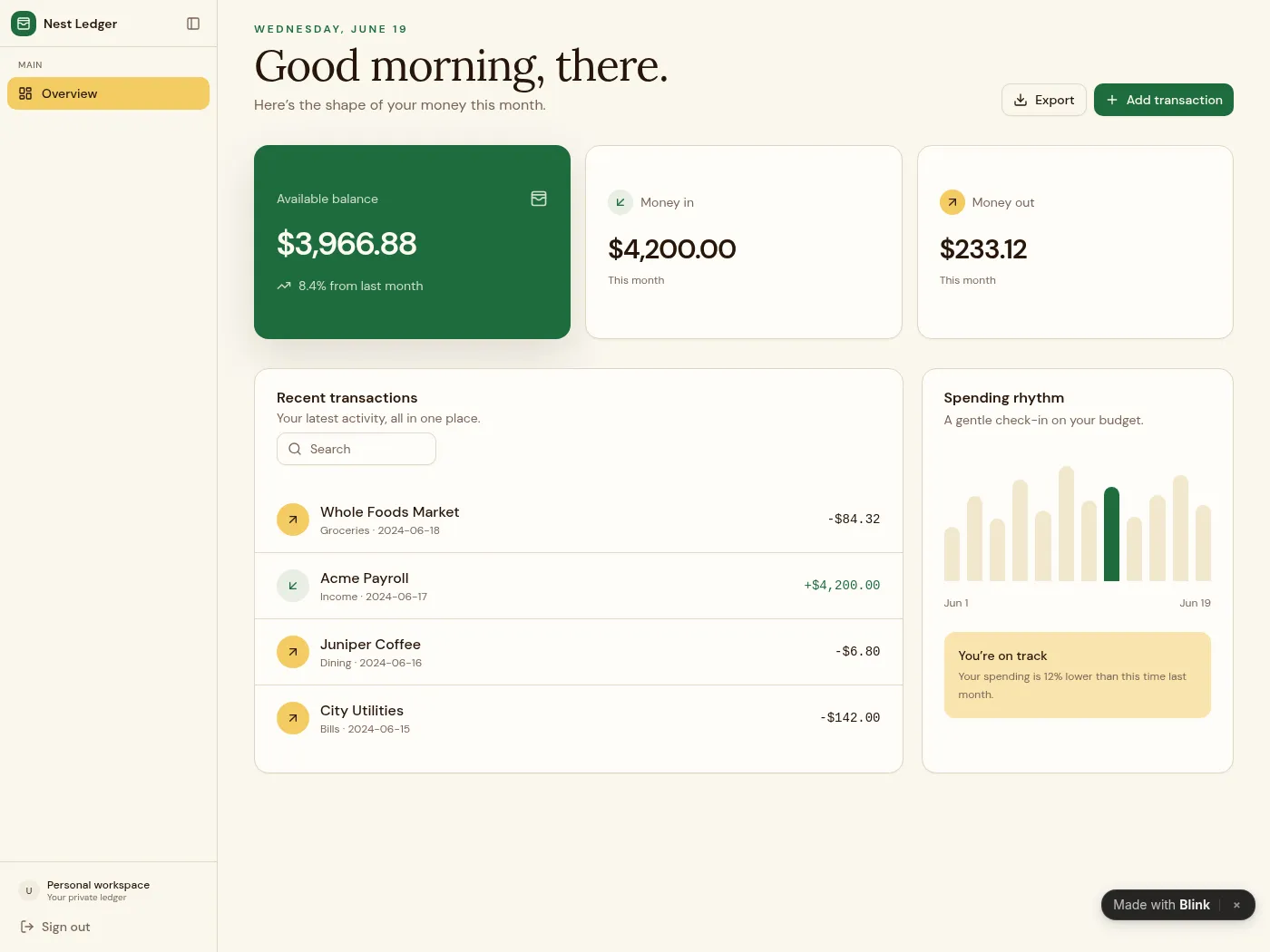 Finance Tracker Pro