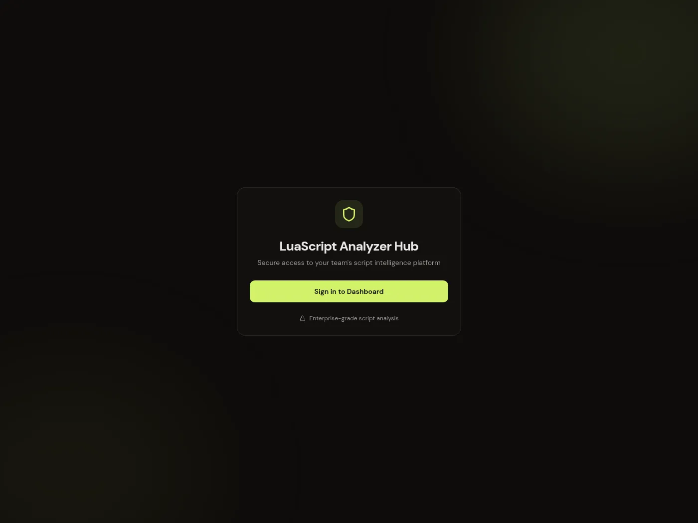 LuaScript Analyzer Hub