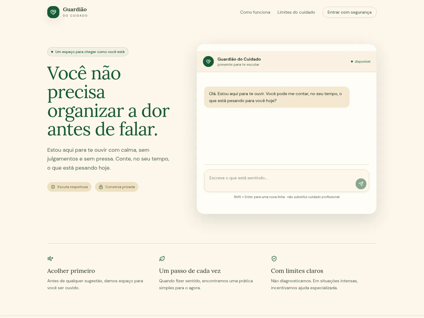 Guardião do Cuidado App