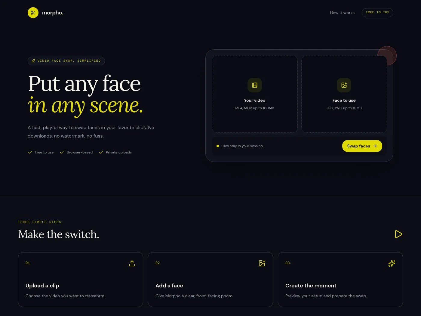 FaceSwap Video Web