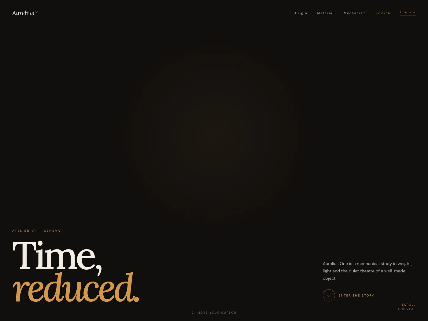 Cinematic 3D Web Experience