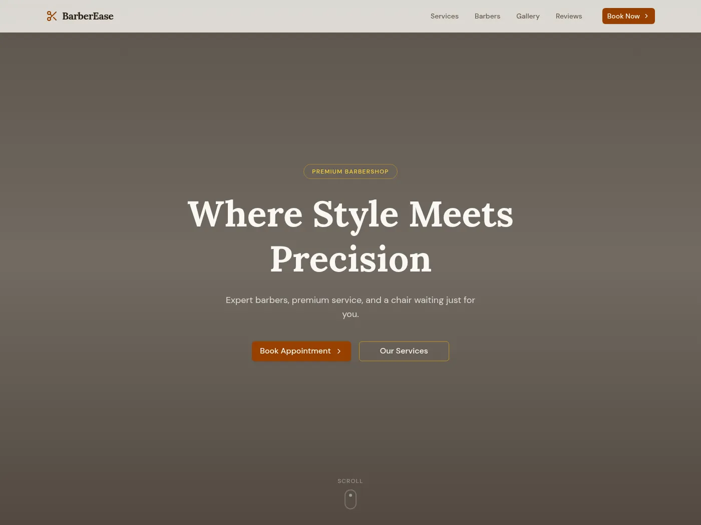 BarberEase Website