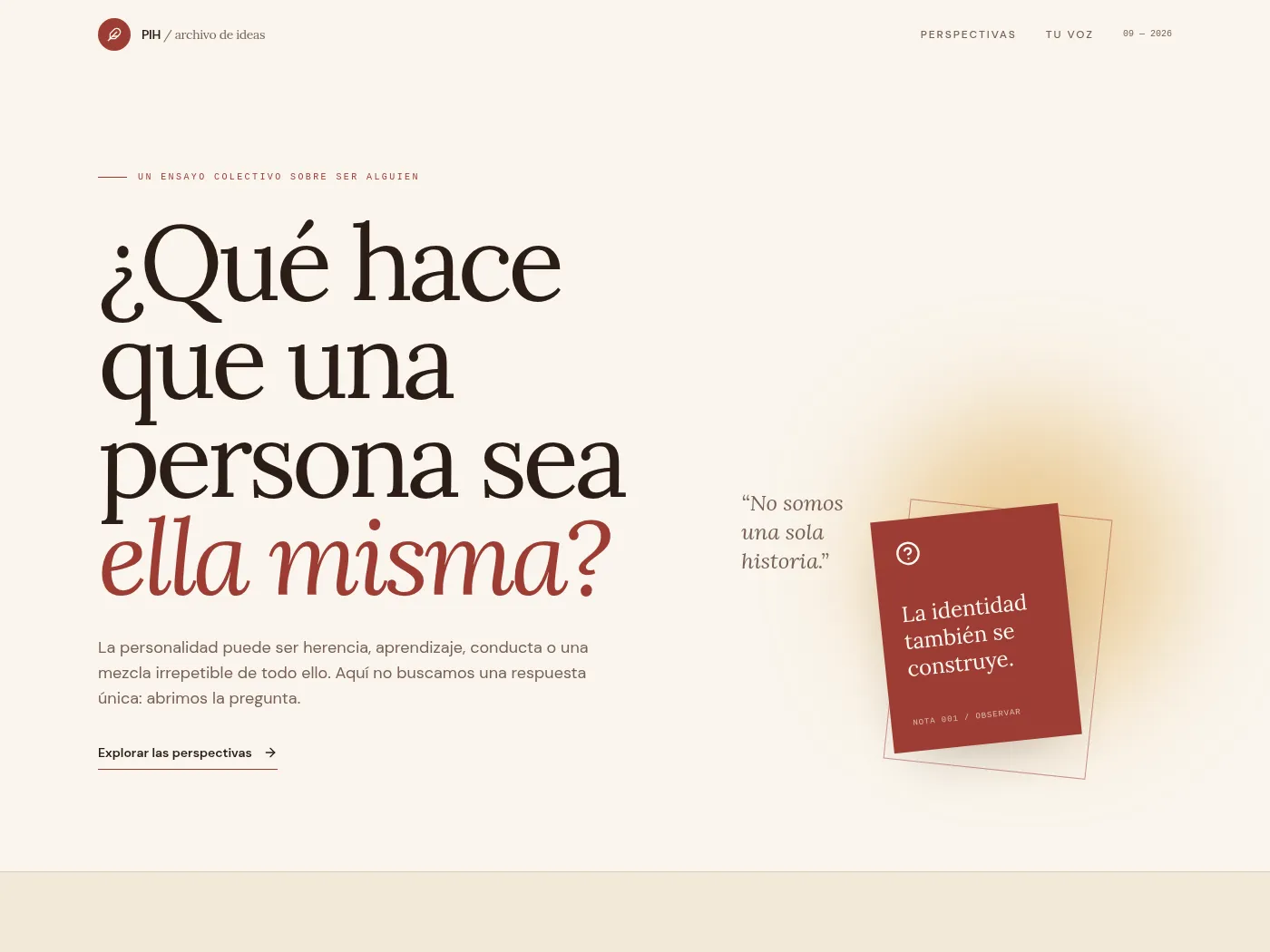Personality Insights Hub