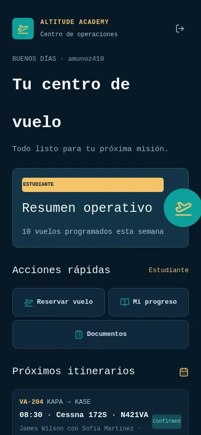 Flight Itinerary School App