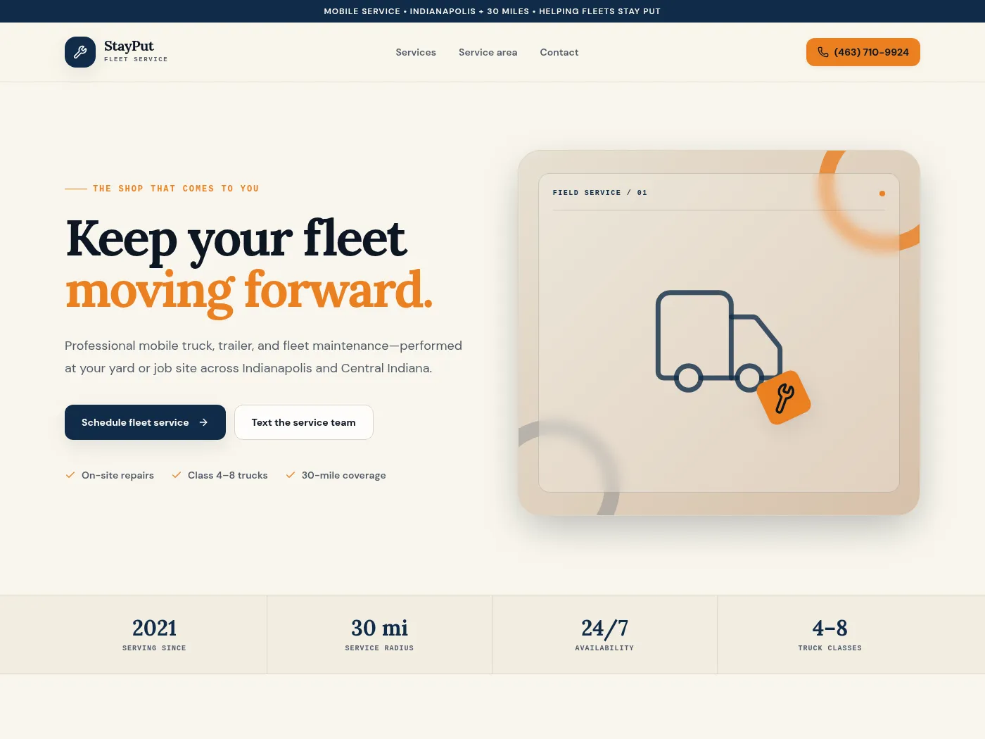 StayPut Fleet Service Web