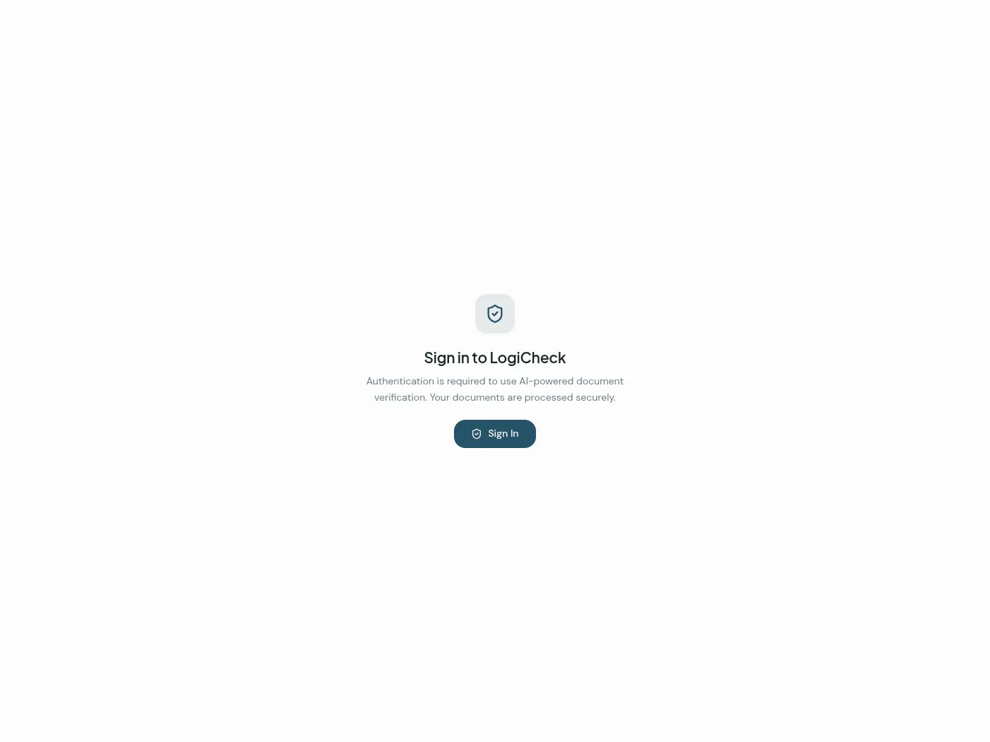LogiCheck Workflow