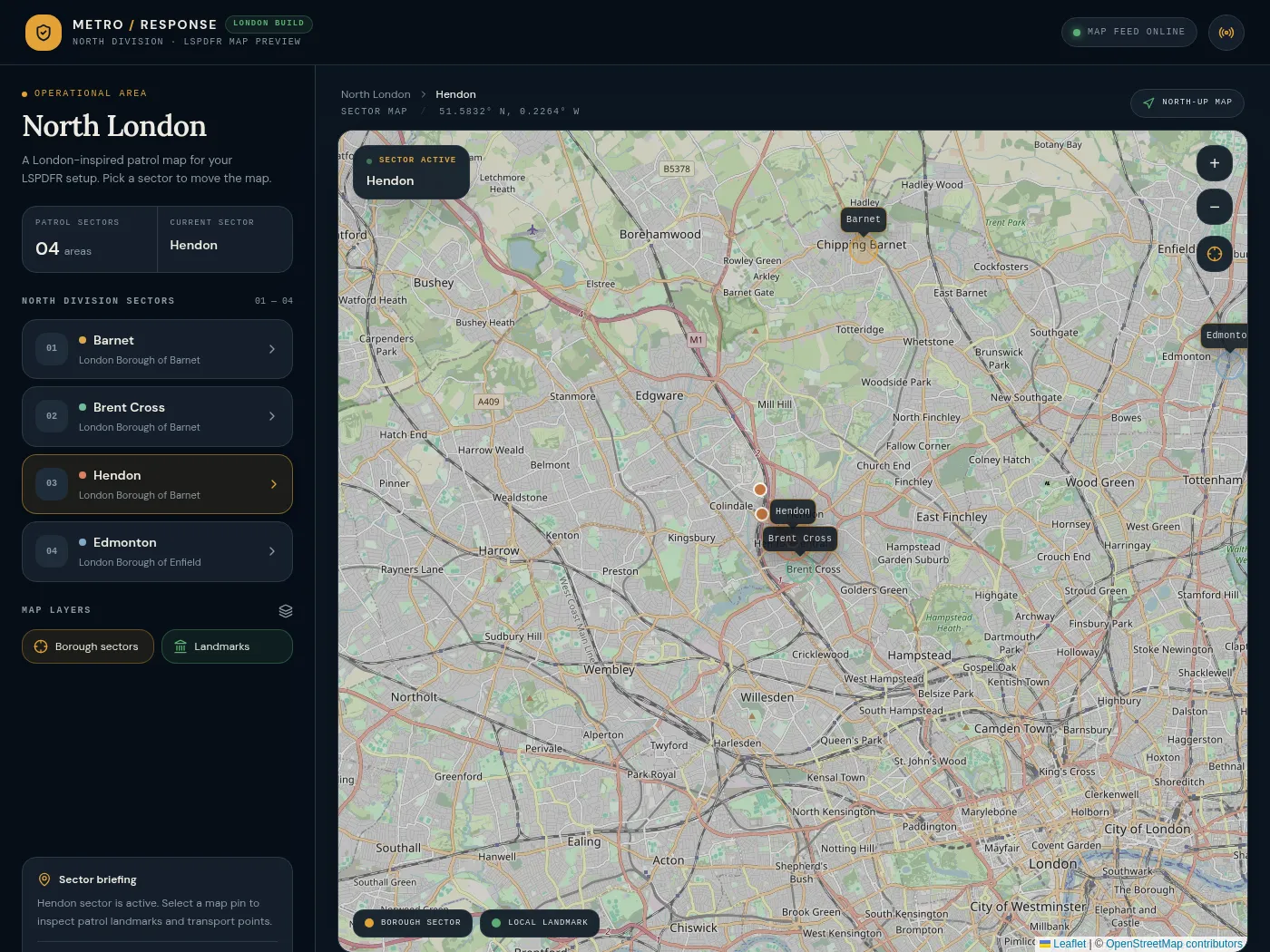 London Mini Map LSPDFR